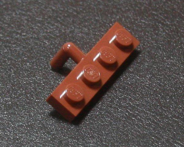 全新樂高lego(30043) Plate, Modified 1 x 4 with Arm Down 咖啡色磚片直桿 | 露天市集 | 全台 ...