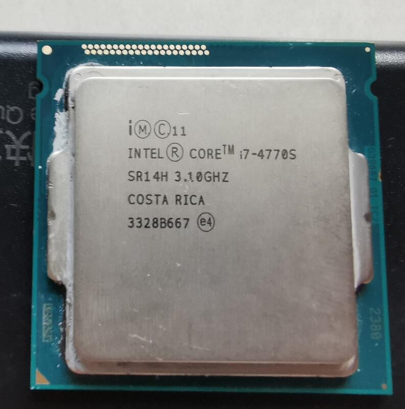 二手 Intel i7-4770S, Socket-FCLGA1150, 4C 8T 65W | 露天市集 | 全台最大的網路購物市集