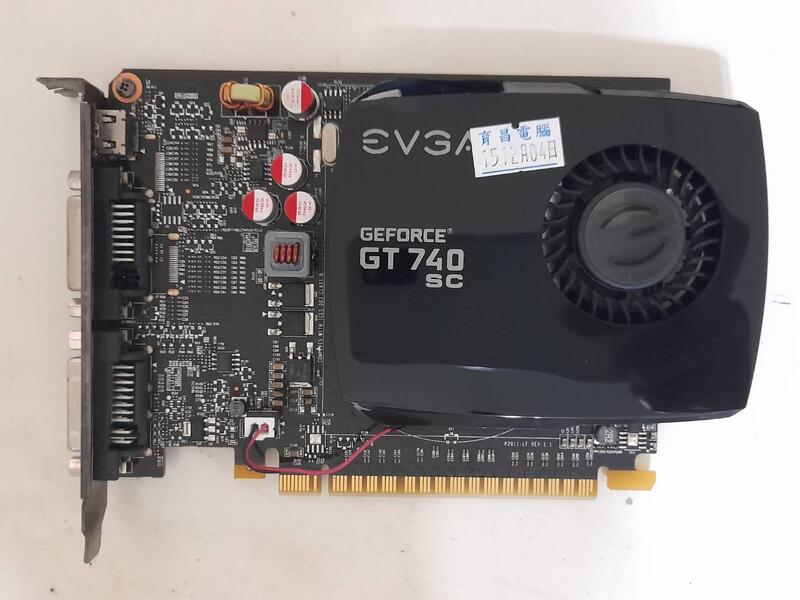EVGA 艾維克 GEFORCE GT 740 SC 2G 顯示卡/02G-P4-2742-KR | 露天市集 | 全台最大的網路購物市集