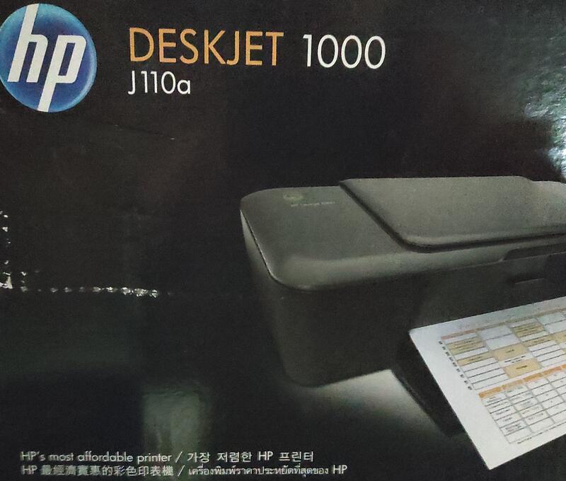 HP Deskjet 1000 噴墨印表機 J110a 沒附墨水 / 庫存新品 露天二手3C大賣場 品號 1000 | 露天市集 | 全台最大 ...