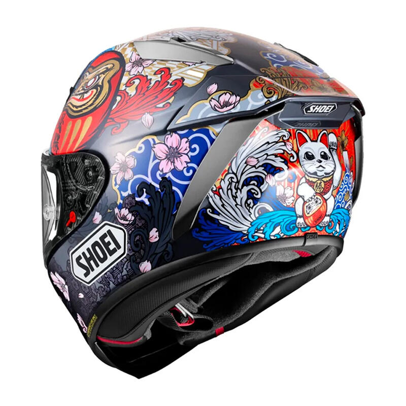 【預購中】SHOEI X-Fifteen MARQUEZ MOTEGI 5 招財貓不倒翁 全罩式安全帽 X15 X-15 | 露天市集 | 全 ...