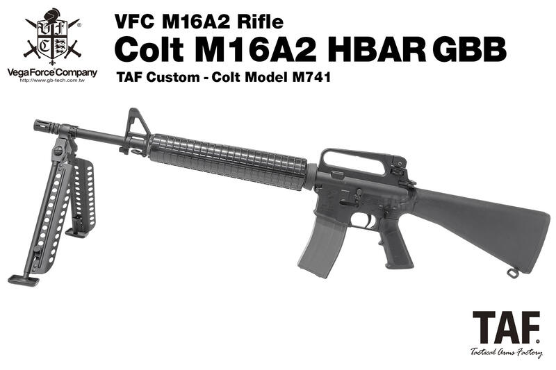 【TAF 可接單】VFC Colt M16A2 M741 HBAR GBB瓦斯氣動步槍(單發/連發,班支援步槍) | 露天市集 | 全台最大的 ...