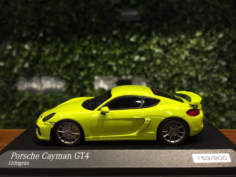 1/43 Minichamps Porsche 718 Cayman GT4 Green CA04316075【MGM】 | 露天市集 | 全 ...