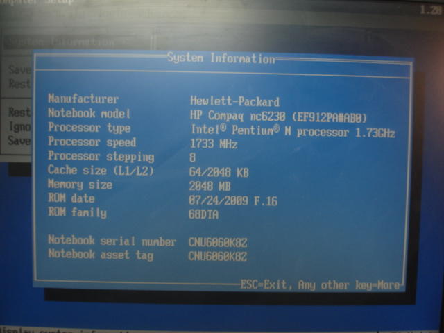 HP nc6230筆記型電腦 主機板 LCD 報帳機 零件機 不含電源線/電源/硬碟/記憶體/DVD 品號 6230 | 露天市集 | 全台最 ...