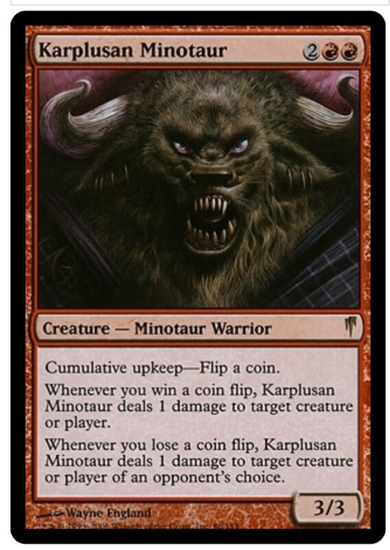 魔法部屋MTG單卡售CSP 驟霜 Karplusan Minotaur 【英文NM優卡】 | 露天市集 | 全台最大的網路購物市集