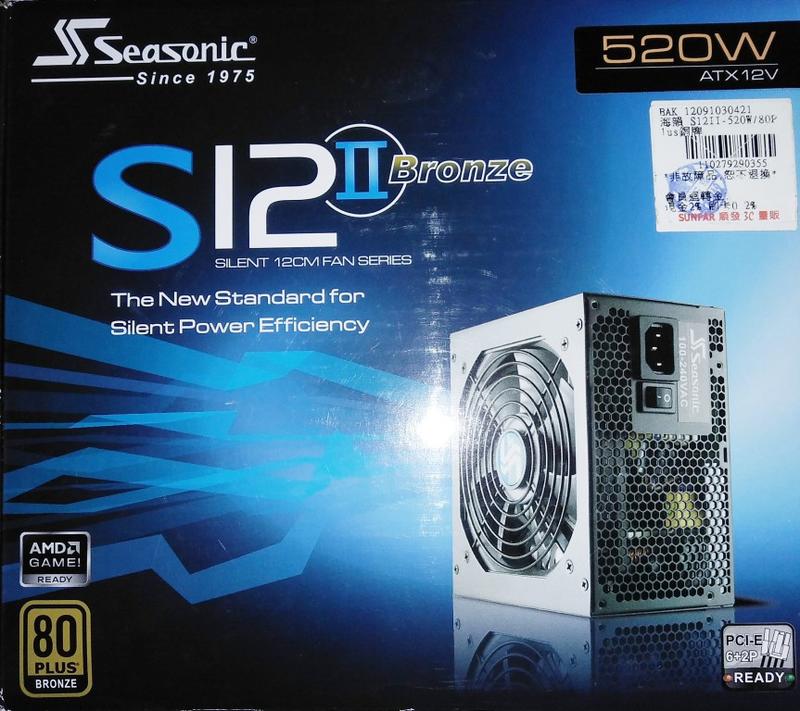S12II-520Bronze(SS-520GB Active PFC)-海韻電子 | 露天市集 | 全台最大的網路購物市集