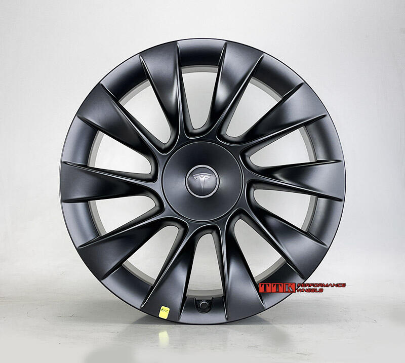 【台灣輪胎王】特斯拉tesla Model Y 原廠鋁圈 20吋5x114 3 9 5j Et45 中心孔64 1平光黑 露天市集 全