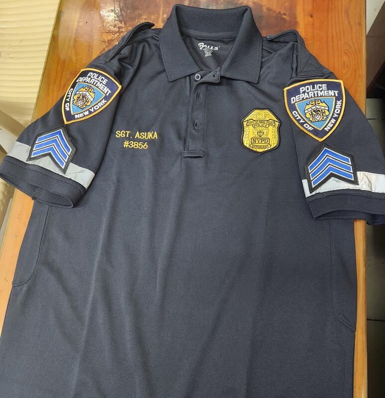 NYPD sergeant 紐約警局 反光polo衫 | 露天市集 | 全台最大的網路購物市集