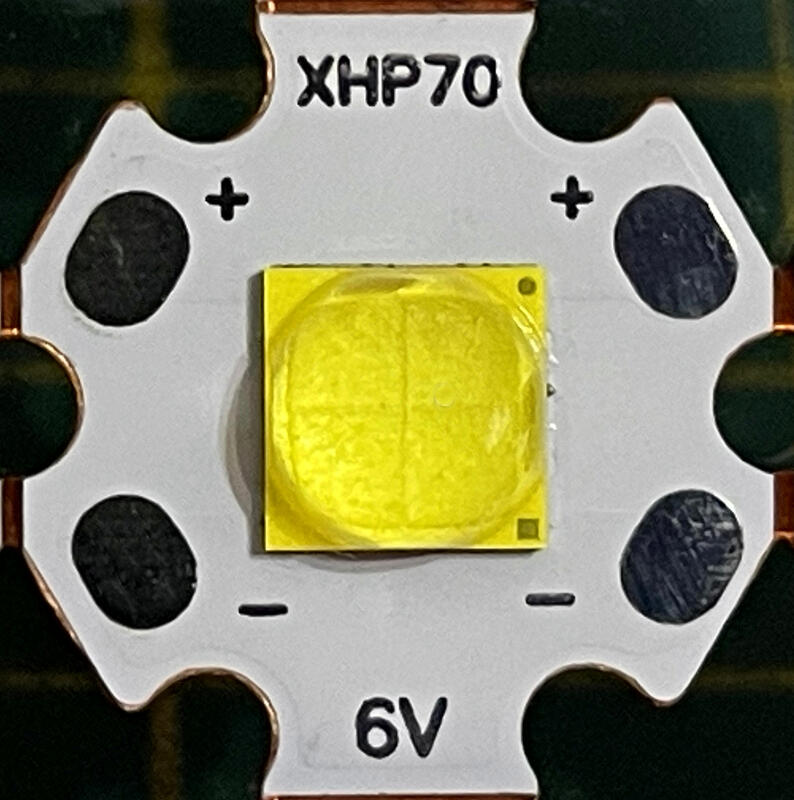 原裝正品XHP70.2代 XHP70.3代燈珠 6V電壓 30W 高功率LED 4292LM 含20mm銅基板超越XPL | 露天市集 | 全台最大的網路購物市集