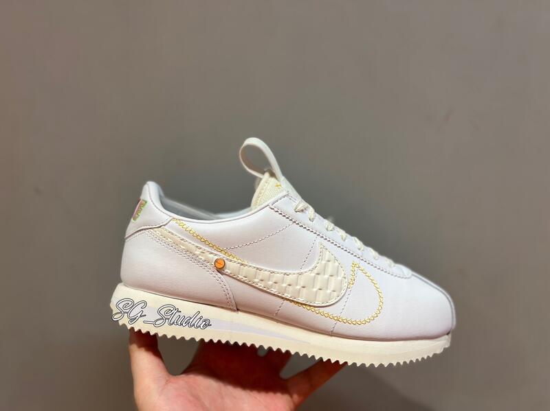 S.G NIKE Cortez FD4620-111 阿甘 經典 皮革 椰奶 雙勾 白色 休閒 女鞋 | 露天市集 | 全台最大的網路購物市集