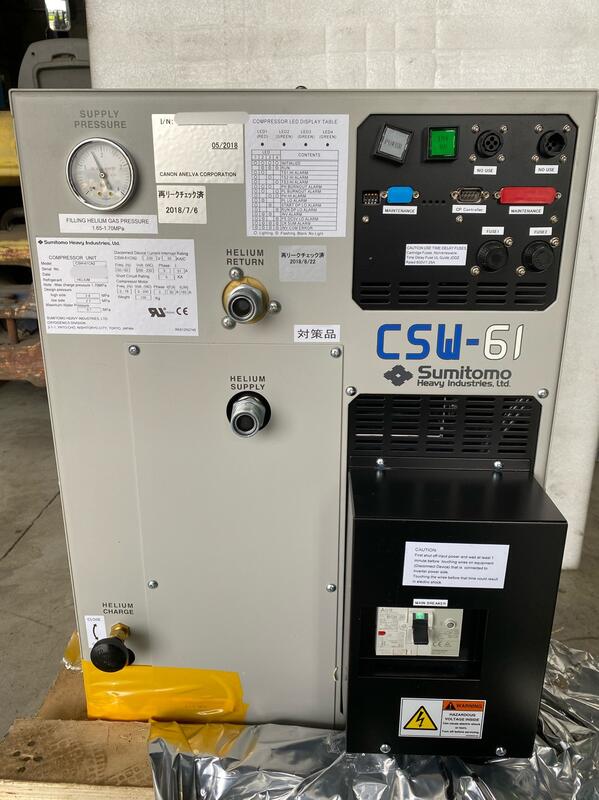 日本 Sumitomo ANELVA CSW-61CN2 COMPRESSOR 氦氣壓縮機 | 露天市集 | 全台最大的網路購物市集