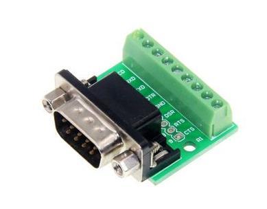 317896"C倉庫"DB9公母頭轉接螺絲接線端子9針9孔RS232 RS485 轉換板 W3.190210 [3178 | 露天市集 | 全台最大的網路購物市集