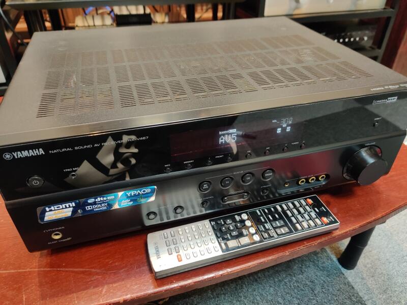 日本 Yamaha RX-V467 ARC HDMI 3D 藍光特效 dts HD dolby 音場 收音機 環繞擴大機 | 露天市集 | 全 ...