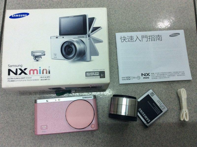 [保固一年] [高雄明豐] 公司貨 SAMSUNG NX MINI + 9MM F3.5 單鏡組 自拍機 便宜賣 | 露天市集 | 全台最大的網路購物市集