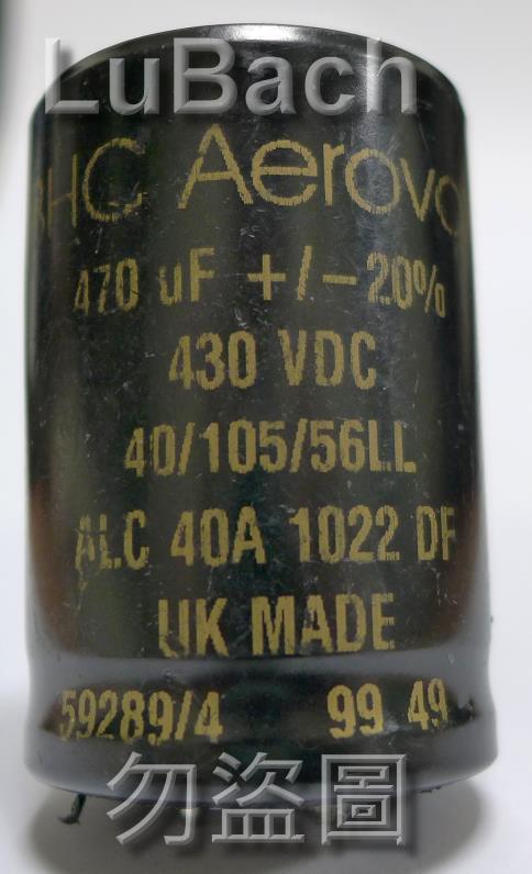 【eTools】英國BHC發燒電解電容 ALC40 470uF 430V 105°C LL長壽牛角型 | 露天市集 | 全台最大的網路購物市集
