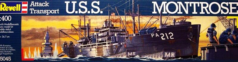 REVELL/HELLER 1/400 U.S.S. MONTROSE 武裝運輸艦+LCT/LSU登陸艇 | 露天市集 | 全台最大的網路購物市集