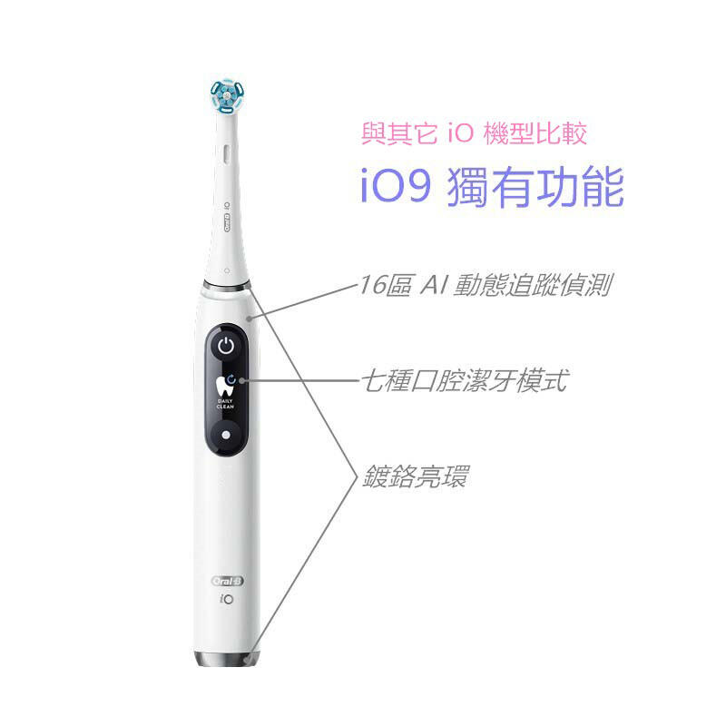 歐樂B Oral-B iO9 iO 9 iO 微震科技電動牙刷 微磁電動牙刷 專業版 | 露天市集 | 全台最大的網路購物市集