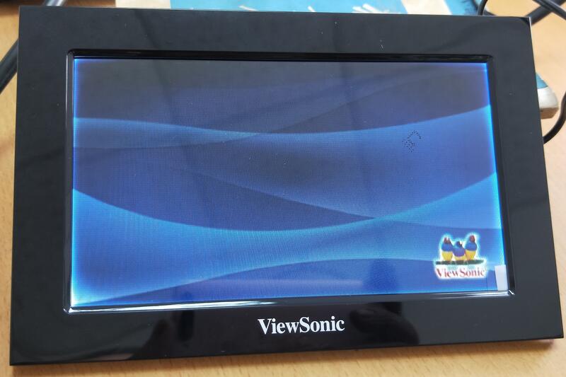 (M30)Digital Picture Frame ViewSonic VFA720W-50 7-Inch Black | 露天市集 | 全 ...