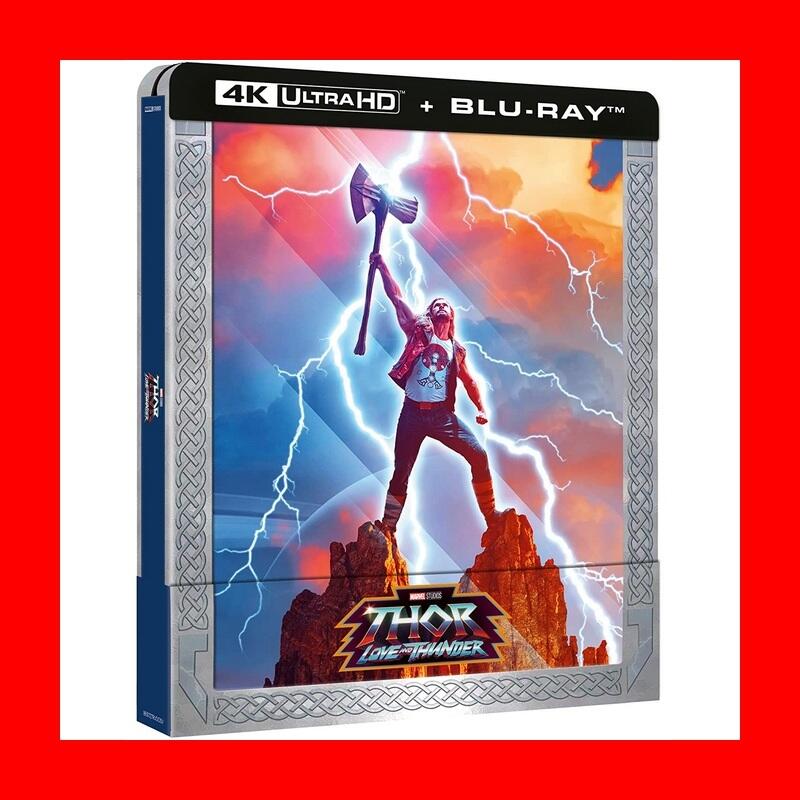 【AV達人】【4K UHD】雷神索爾：愛與雷霆 4K UHD+BD雙碟鐵盒版(英文字幕)Thor復仇者聯盟宇宙 | 露天市集 | 全台最大的 ...