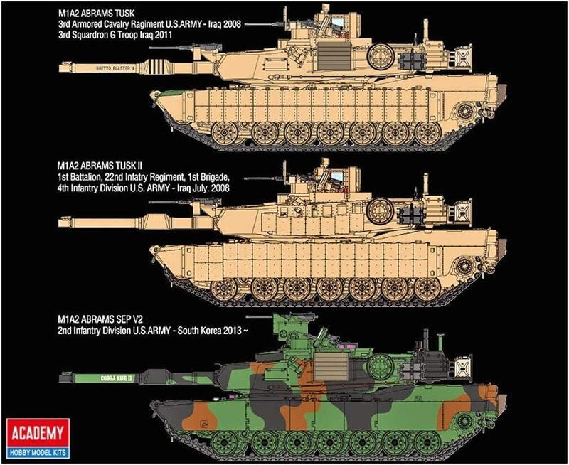 1/35自由混搭M1A2 TUSK I、II 、SEP型、XM153型 - ACADEMY(同TAMIYA) | 露天市集 | 全台最大的網路購物市集