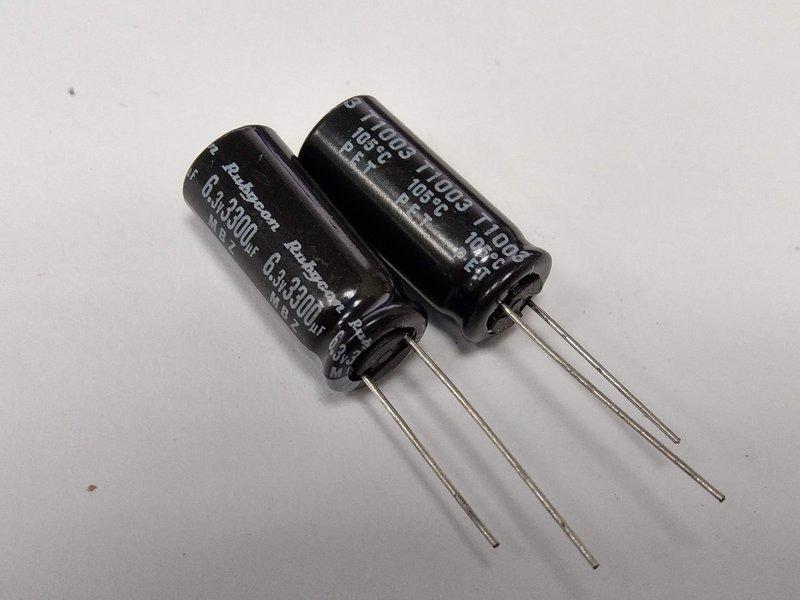 3300UF 6.3V日本紅寶石Rubycon電容6.3V3300UF 10X23 MBZ 高頻超低阻--壹拍5入 | 露天市集 | 全台最大 ...