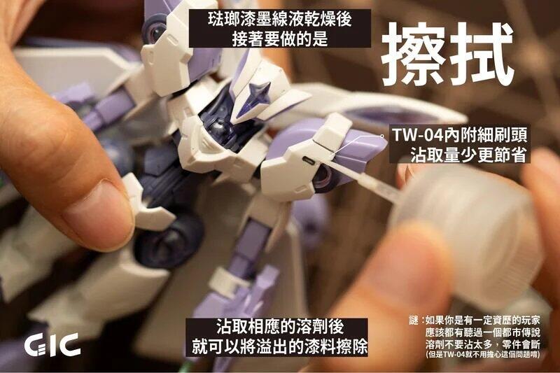 (大鳥叔叔模型)GiC TW-04 TW04 琺瑯漆墨線去除劑 40ml 效果等同X-20 80030 | 露天市集 | 全台最大的網路購物市集