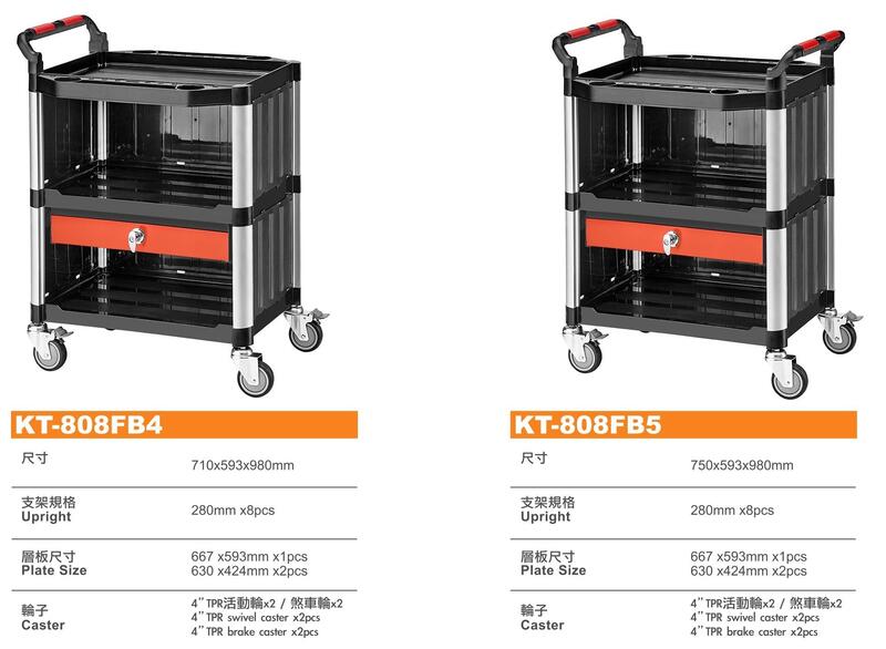 KTL 附抽屜工具車 KT-808FB2/KT-808FB3/KT-808FB4/KT-808FB5 請留言或露露通 | 露天市集 | 全台最大的網路購物市集