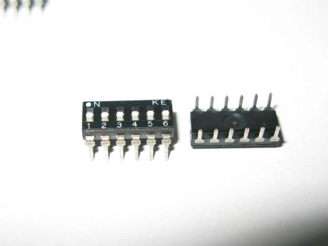 DIP SW 6 key 指撥開關 DIP SWITCH 6組 SPST EAH106EPP NO.S03 | 露天市集 | 全台最大的網路購物市集
