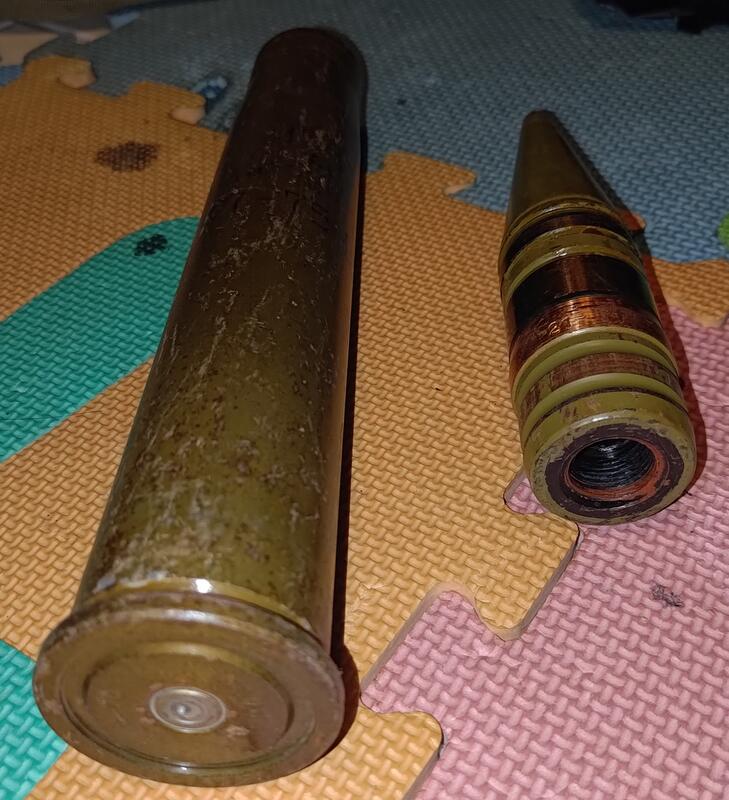 37mm APCBC 反坦克炮 (非裝飾 狙擊 GBB AK M4 GHK KWA 真品 WE VFC 戰車) | 露天市集 | 全台最大的 ...