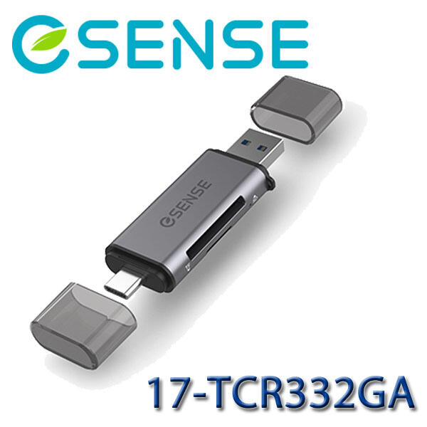 【MR3C】含稅 eSENSE 逸盛 R332 Type-C / USB-A 雙介面雙槽讀卡機 17-TCR332GA | 露天市集 | 全台 ...