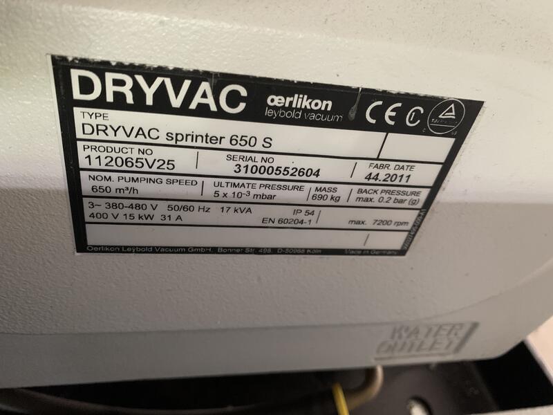 德國製 萊寶 Leybold Dryvac DV 650 + WSU 2001 H 乾式螺旋幫浦+輔助/機械助力真空幫浦 | 露天市集 | 全 ...