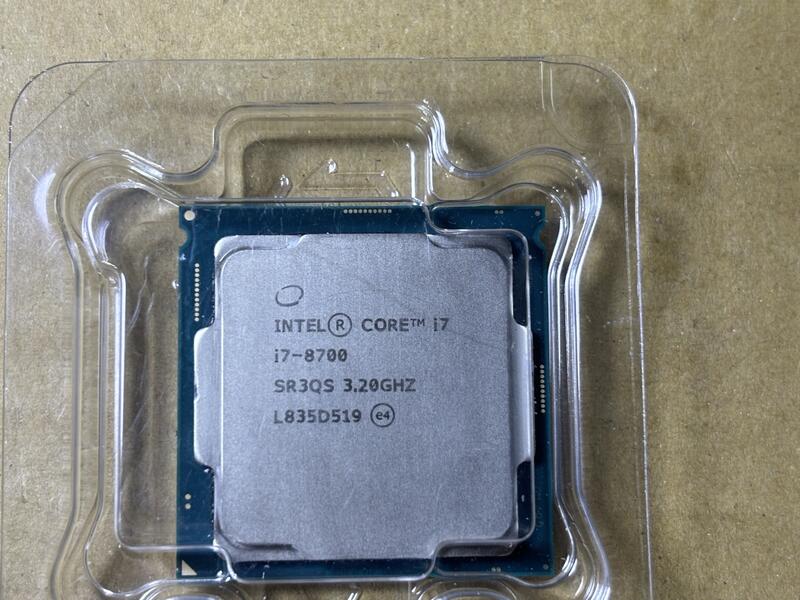 8代 Intel i7-8700 3.20G 1151 腳位 6核12緒；含銅風扇。面交(三峽地區) | 露天市集 | 全台最大的網路購物市集