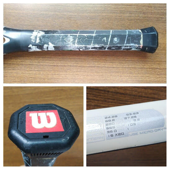 WILSON N6 中拍面(103拍面260g重27.25長35公分平衡點#2號握把) | 露天市集 | 全台最大的網路購物市集