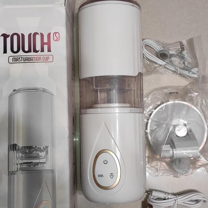 比打手槍刺激★DMM-TOUCH 5代 10段變頻旋轉伸縮語音電動自慰杯-白★體驗報告 | 露天市集 | 全台最大的網路購物市集