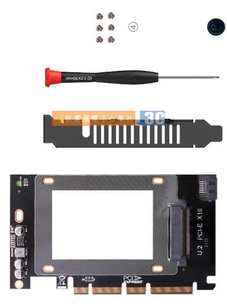 U2X16 PCI-E4.0轉U.2固態硬碟轉接卡 SFF-8639擴展 SATA通用 | 露天市集 | 全台最大的網路購物市集