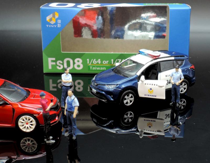 【M.A.S.H】[現貨特價] TINY 1/64 警察場景人偶組 Fs08 | 露天市集 | 全台最大的網路購物市集