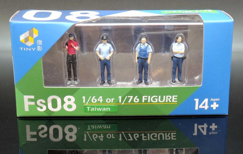 【M.A.S.H】[現貨特價] TINY 1/64 警察場景人偶組 Fs08 | 露天市集 | 全台最大的網路購物市集