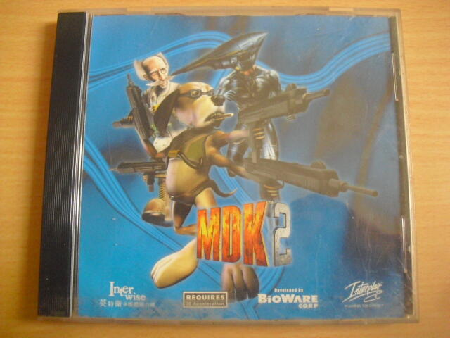※隨緣電玩※絕版∼ MDK 2．亡命暗殺令 2《一片裝》PC遊戲㊣正版㊣值得收藏/光碟正常/原盒包裝．一片裝 599 元 | 露天市集 | 全台最大的網路購物市集