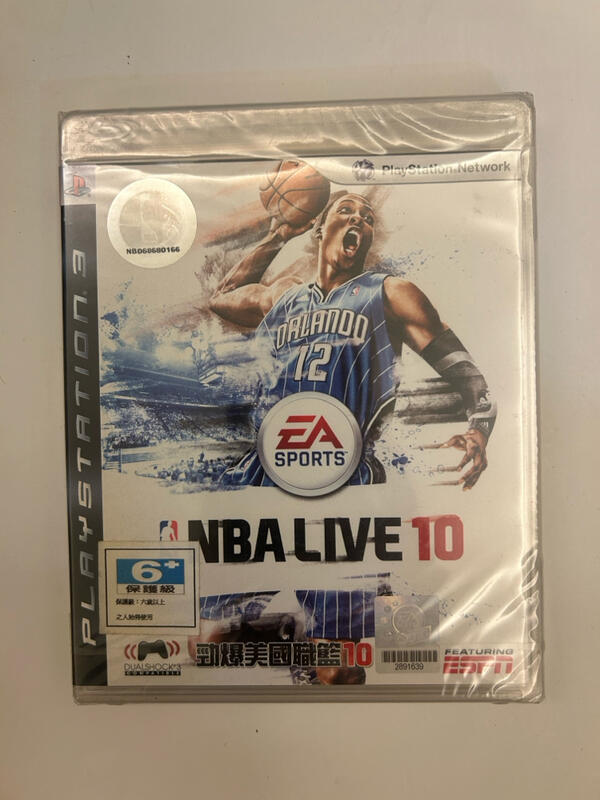 PS3 未拆 美國職籃 NBA LIVE 10 | 露天市集 | 全台最大的網路購物市集