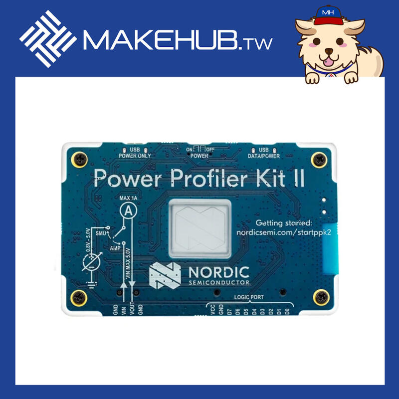MakeHub.tw附發票Nordic 原廠 NRF-PPK2 - POWER PROFILER KIT II 開發板 | 露天市集 | 全台 ...