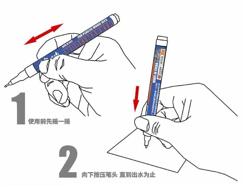 神通模型 模式玩造 MS-043 (G001-G013) 墨線筆 描線筆 極細0.5mm 油性筆+MS-027除漆筆 | 露天市集 | 全台最大的網路購物市集