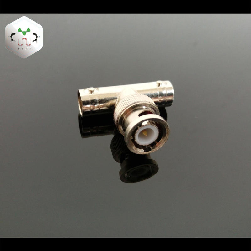 50歐純銅BNC-KJK三通頭 一公轉二母BNC-KKJ BNC內針轉兩個BNC內孔 153-00031 | 露天市集 | 全台最大的網路購物市集