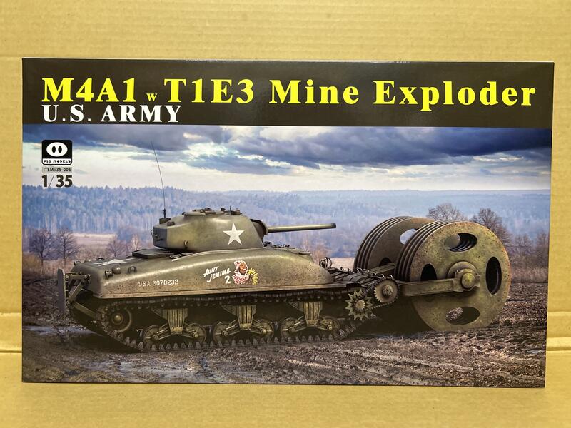 缺貨PIG MODELS 1/35 M4A1 w T1E3 Mine Exploder U.S. ARMY 35-006 | 露天市集 | 全 ...