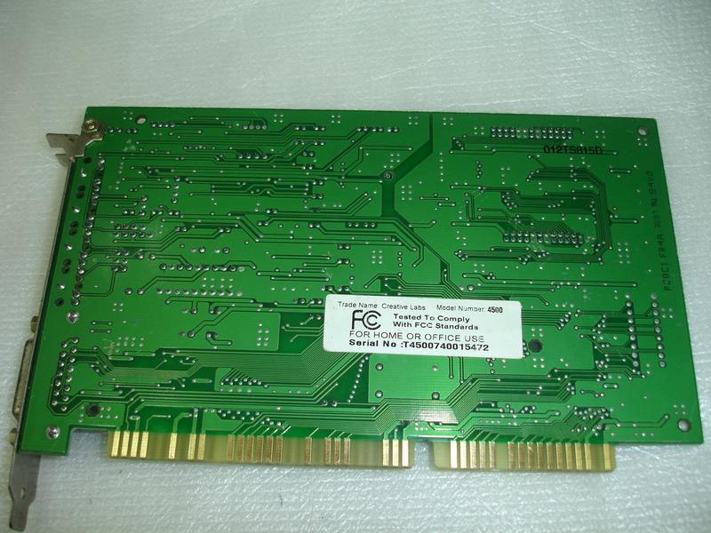 【電腦零件補給站】創巨Creative Labs AWE64 CT4500 16 Bit ISA音效卡 | 露天市集 | 全台最大的網路購物市集