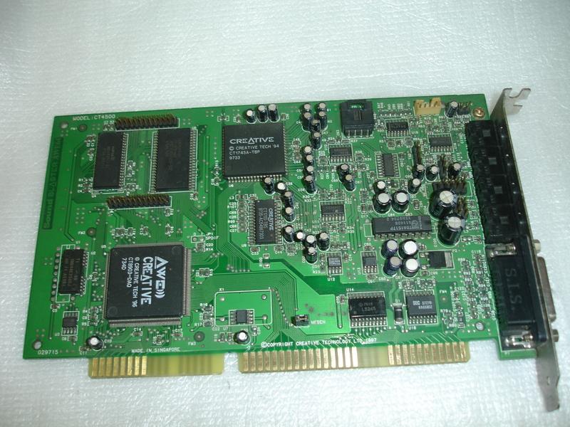 【電腦零件補給站】創巨Creative Labs AWE64 CT4500 16 Bit ISA音效卡 | 露天市集 | 全台最大的網路購物市集