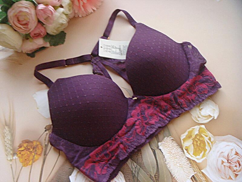 黛安芬 內衣 💕34B/75B,34C/75C 無鋼圈 bralette 上挺集中 美背 魔術胸罩11-1601~紫紅 | 露天市集 | 全台 ...