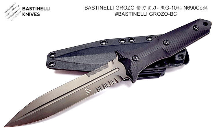 【angel 精品館 】Bastinelli Grozo Dagger 黑G-10柄雙齒刃戰鬥直刀 / 限量發售 | 露天市集 | 全台最大的 ...