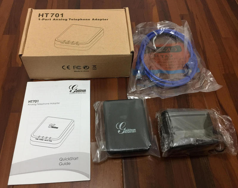 Grandstream HT701 VoIP SIP ATA 語音閘道器 IP網路電話機 PAP2T-NA HT801 | 露天市集 | 全台 ...