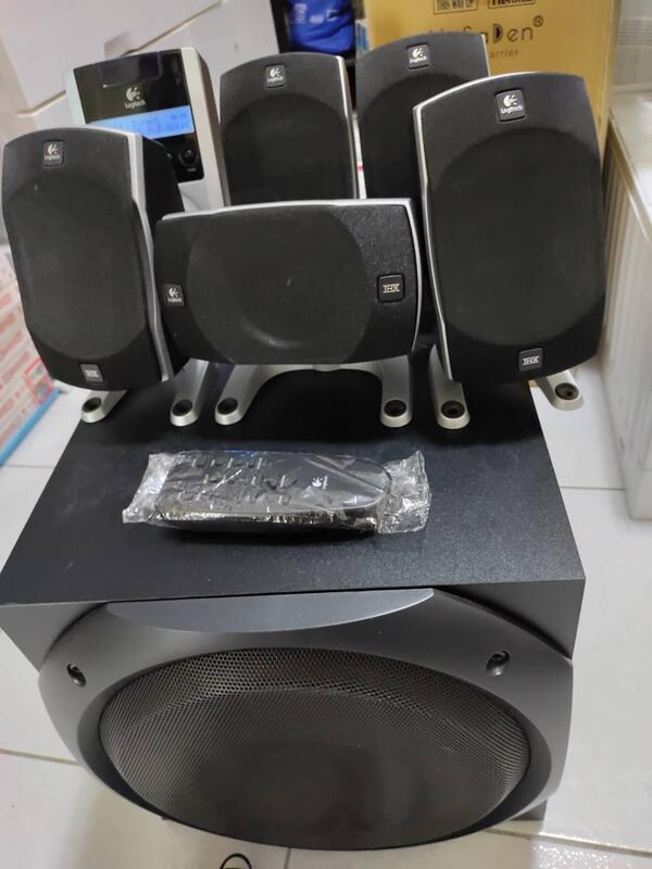 物況極新音質佳 超重低音THX劇院認證 LOGITECH 羅技 z-5500 Z5500 喇叭 5.1聲道 正常良品 | 露天市集 | 全台最 ...