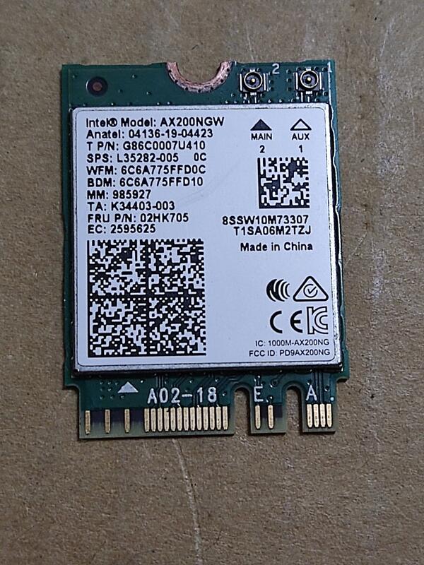 INTEL M.2 WIFI，AX200NGW，現貨，實物拍照 | 露天市集 | 全台最大的網路購物市集